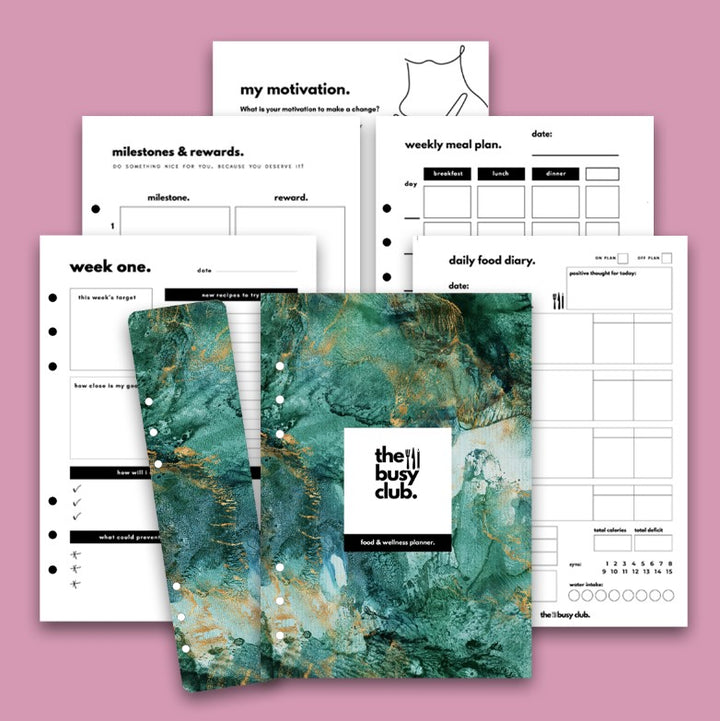 A5 Planner Inserts | Meal Planner Inserts | The Busy Club – The Busy Club